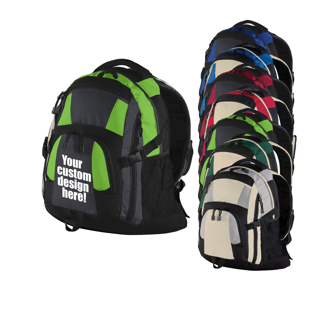 Personalized School Backpack With Name or Monogram Customized Kids ...