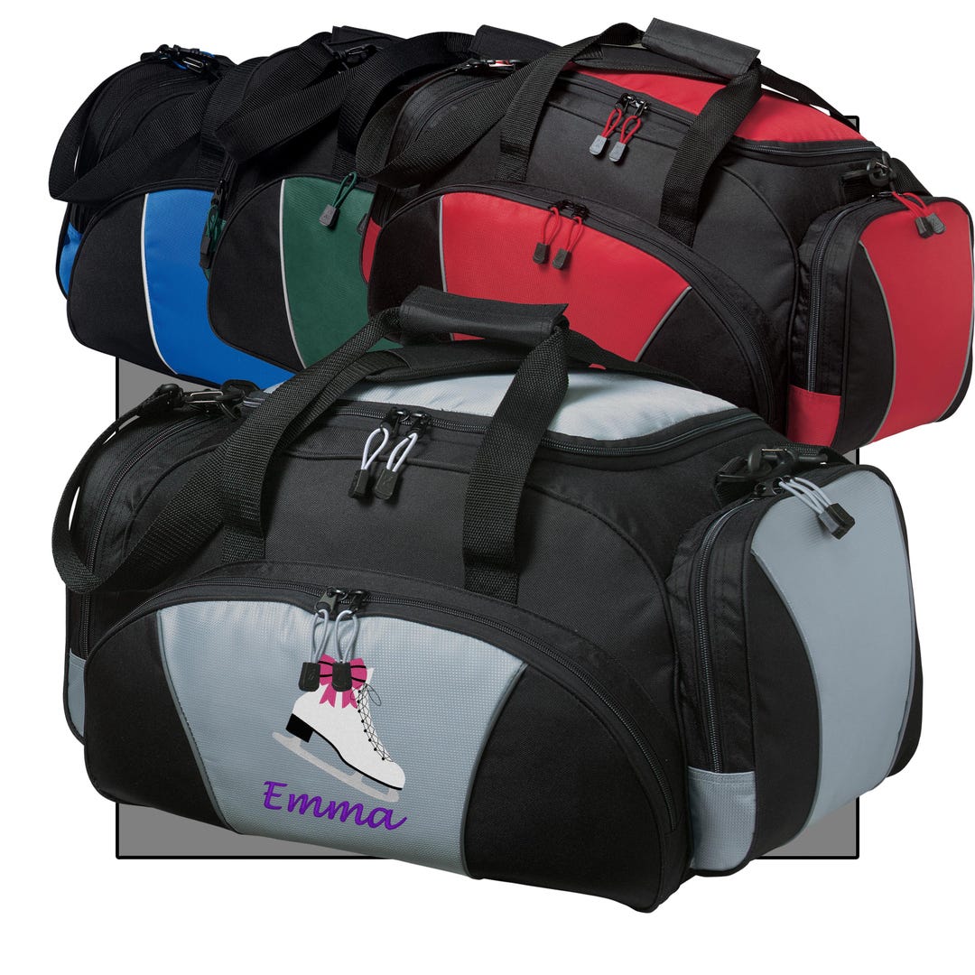 Figure Skating Bag Ice Skating Duffle Bag With Multiple Compartments