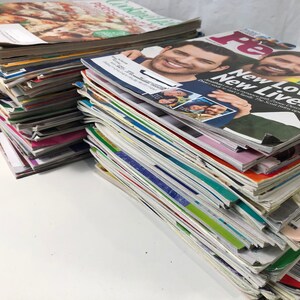 5 Craft Magazines Lot, Junk Journal, Collage, Mixed Media, Random Pick ...