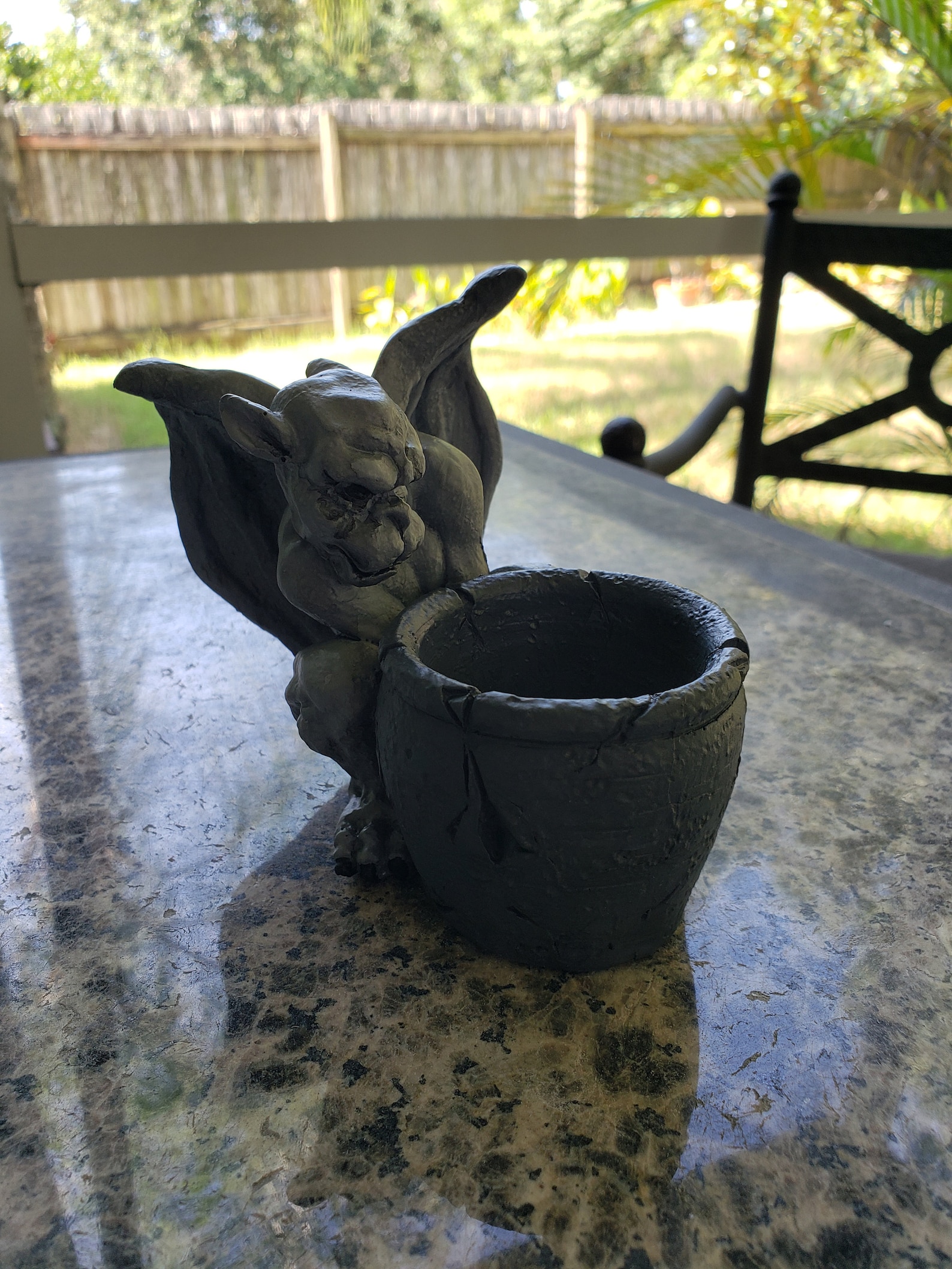 Gargoyle Statue, Candle Holder - Etsy