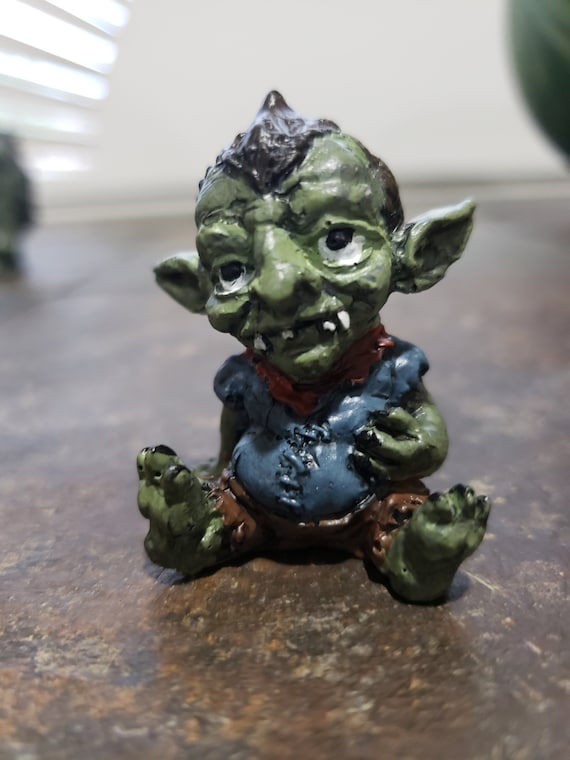 Ogre Statue for garden Miniature garden statue Fairy Gardens | Etsy