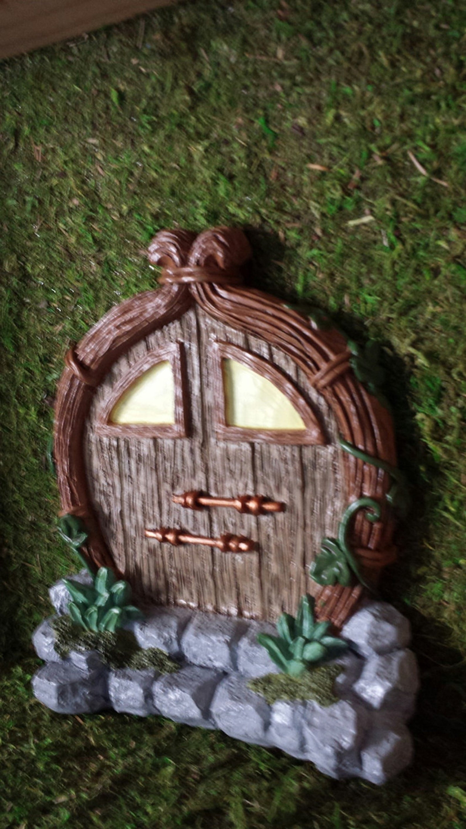Large Hobbit Door, FAIRY DOOR, Troll Door, Gnome Door, Doorway to ...