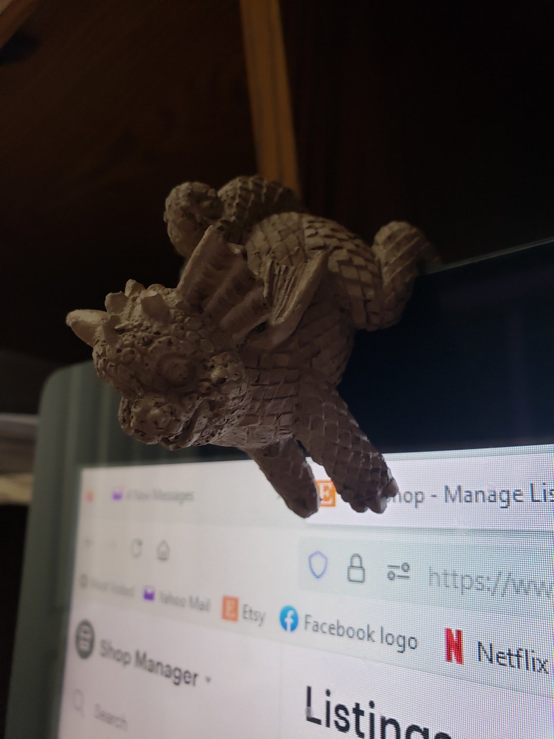 Hanging Dragon, Dragon Pot Hanger, Garden Decoration, for Fairy Gardens ...