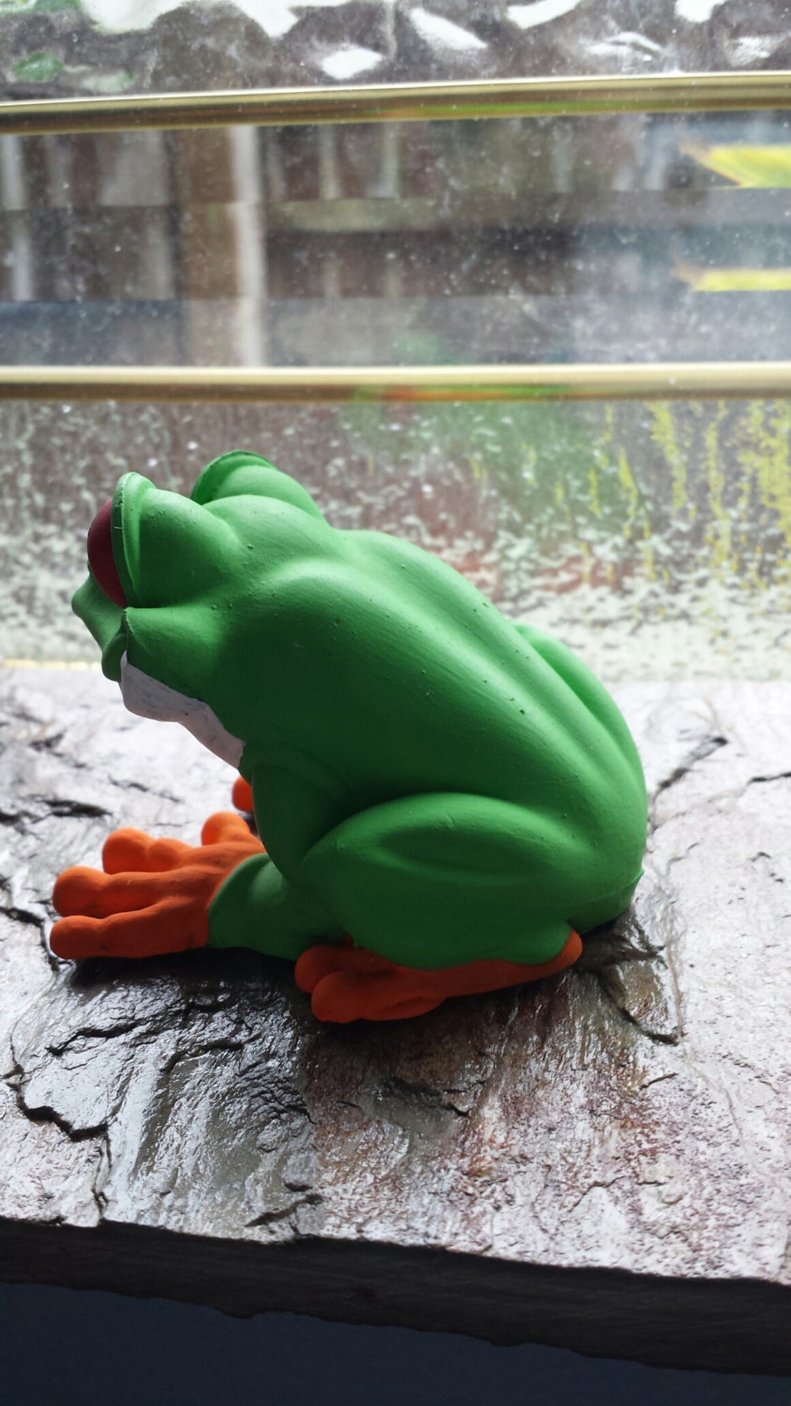 Tree Frog Figurine Garden Decoration Tree Frog Statue - Etsy