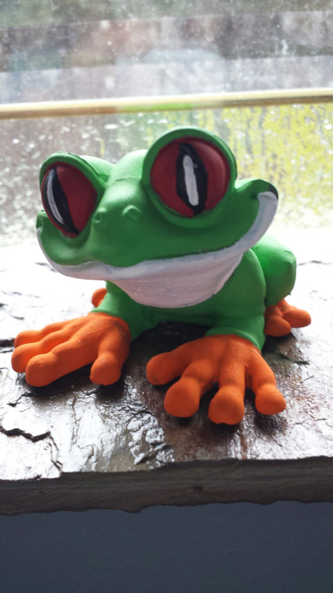 Tree Frog Figurine Garden Decoration Tree Frog Statue - Etsy