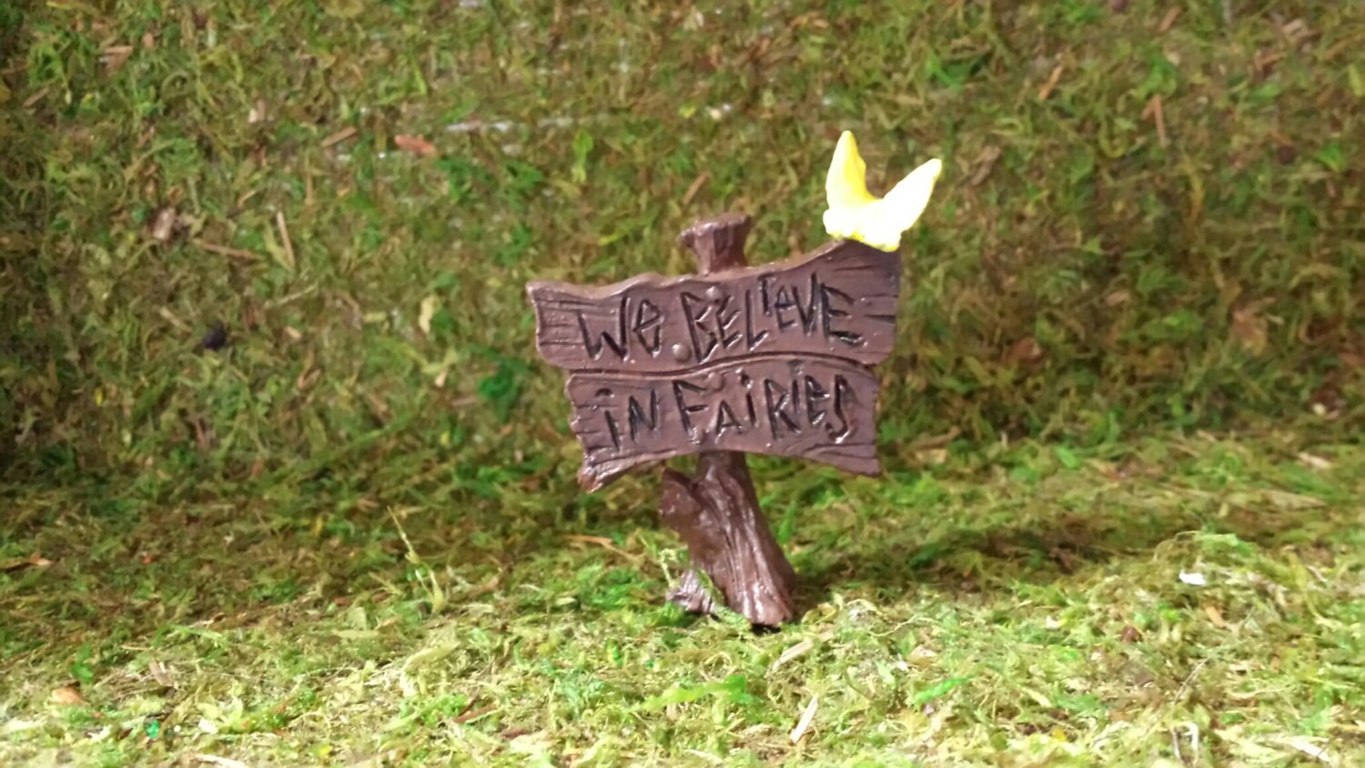We Believe in Fairies Sign for Fairy Gardens - Etsy