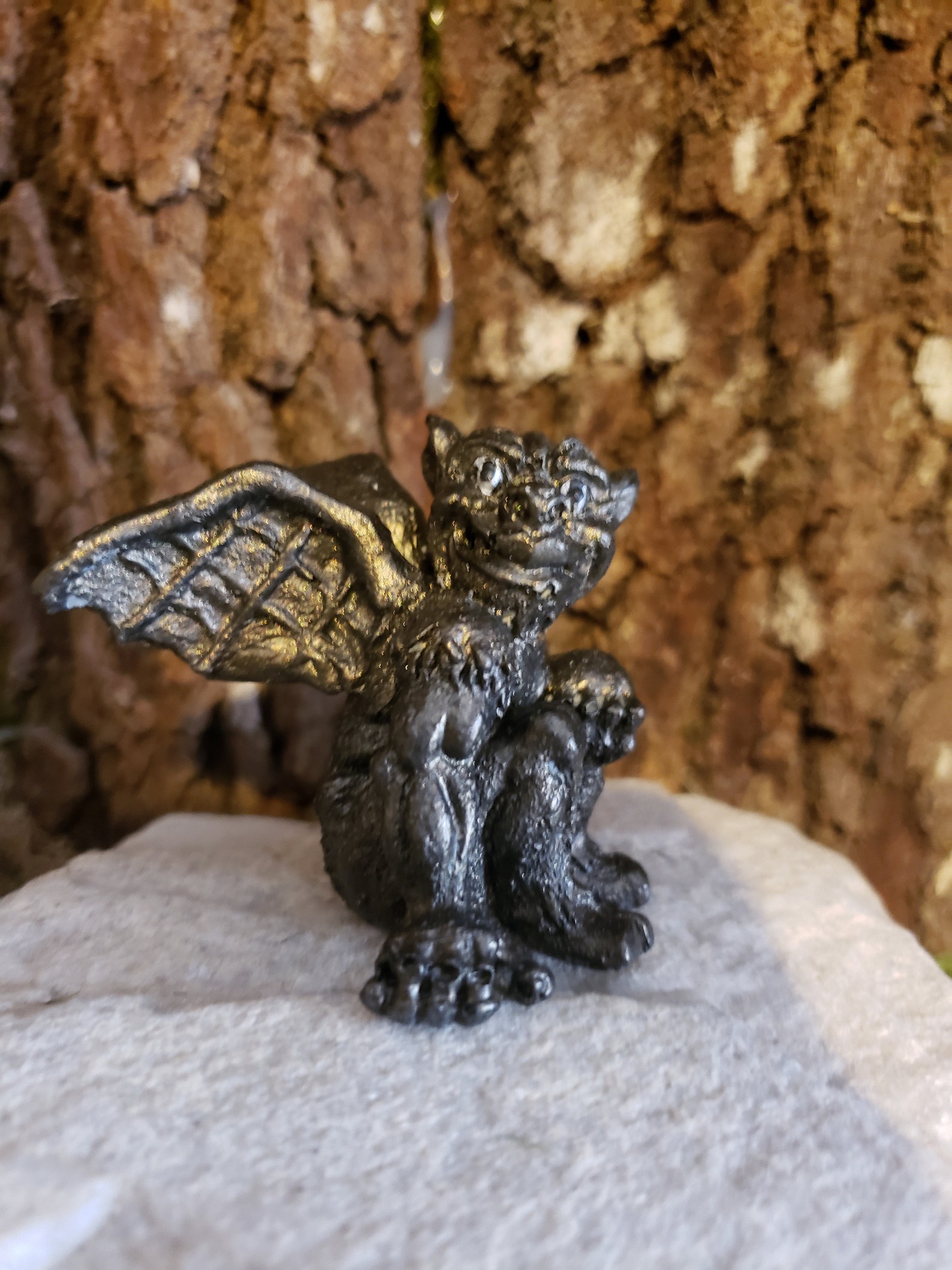 Small Gargoyle for Fairy Gardens | Etsy
