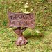 Beware of Trolls Sign for Fairy Gardens - Etsy