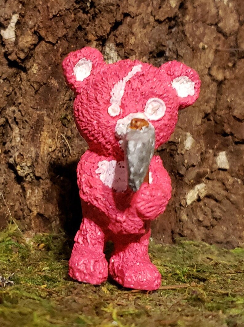 Scary Panda Bear Teddy Bear for Fairy Gardens/miniature - Etsy