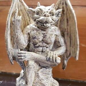 Rude Gargoyle---middle Finger Gargoyle - Etsy