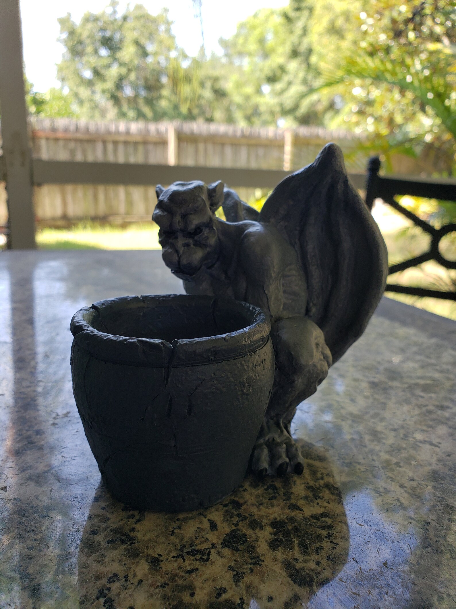 Gargoyle Statue, Candle Holder - Etsy