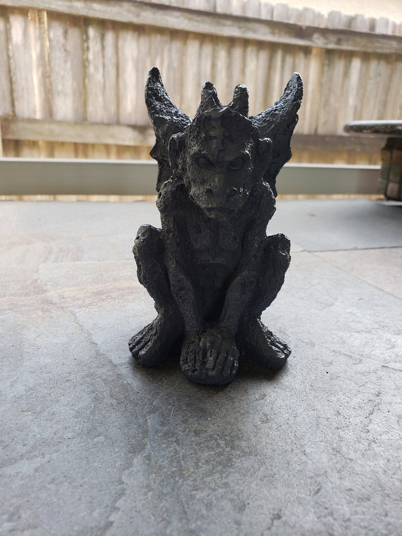 Gargoyle statue Gothic statue Garden statue | Etsy