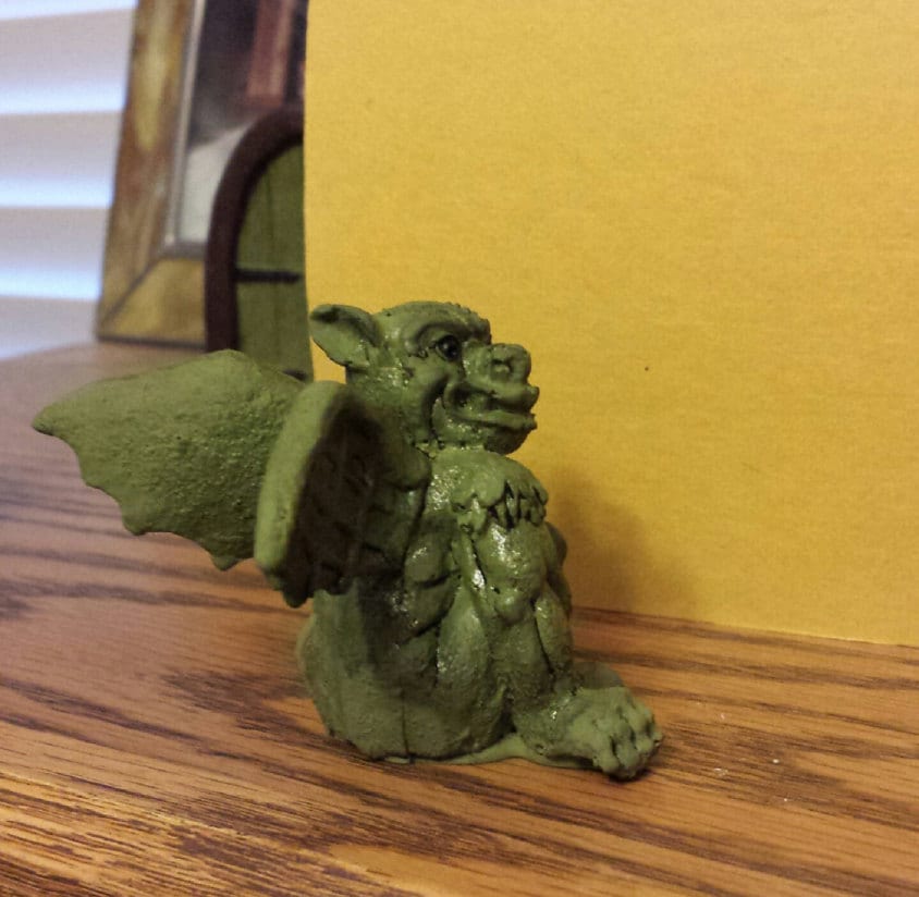Small Gargoyle for Fairy Gardens - Etsy