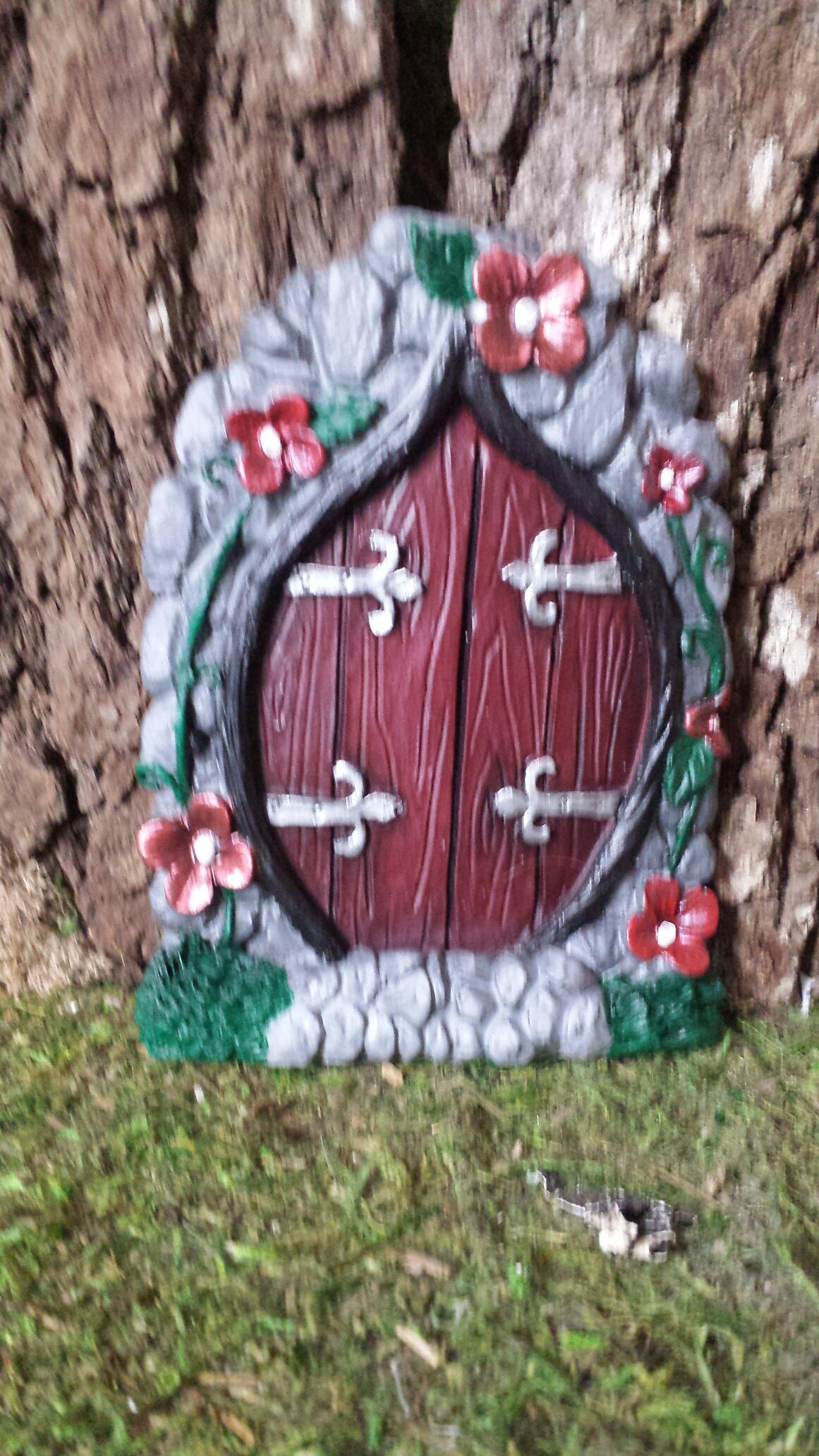 Hand-painted Fairy Garden Door, Medieval Resin Gnome Elf Door - Etsy