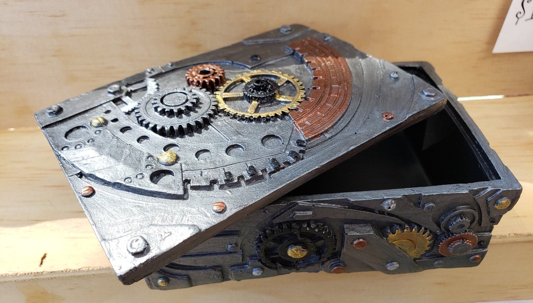STEAMPUNK Treasure Box, Trinket Box, Jewelery Box - Etsy