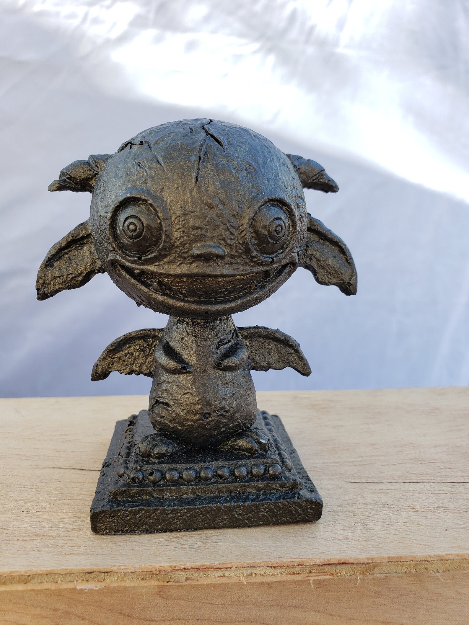 Gargoyle Statue/bat Gargoyle Halloween Decor | Etsy