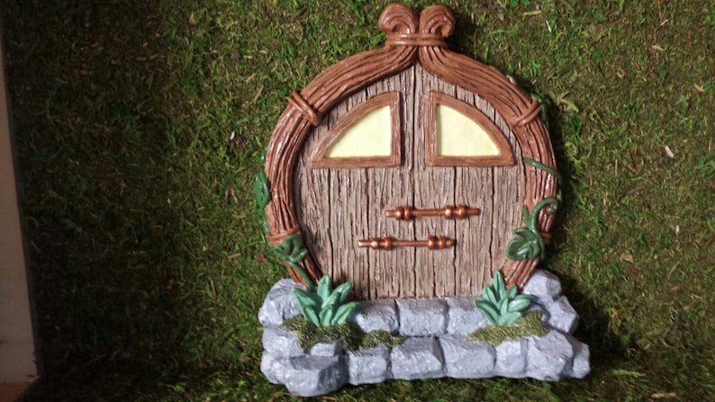 Large Hobbit Door, FAIRY DOOR, Troll Door, Gnome Door, Doorway to ...