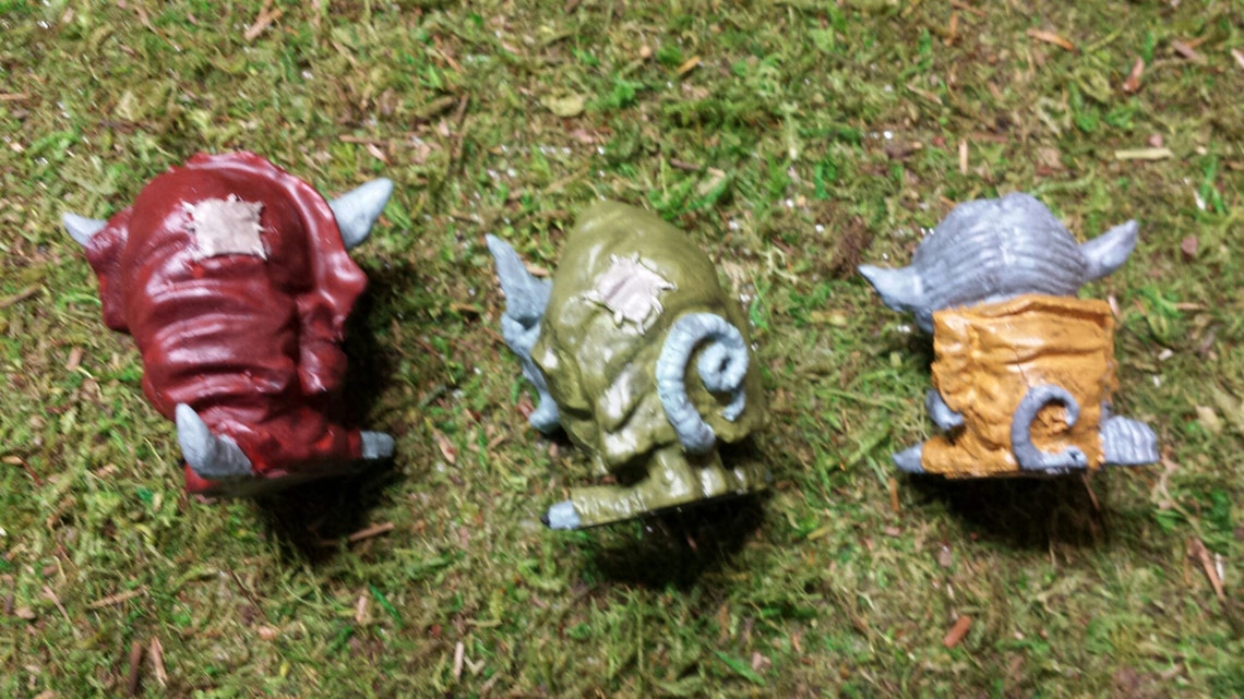 Troll Statues Set of 3 (resin) - Etsy