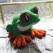 Tree Frog Figurine, Garden Decoration, Tree Frog Statue - Etsy