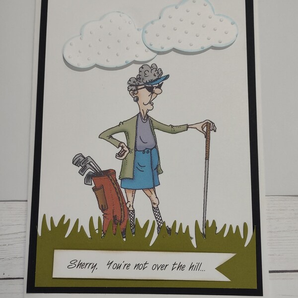 Golf Girl Birthday Card - Etsy