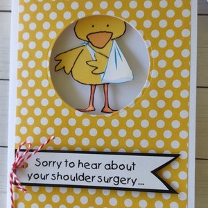 Funny Get Well Shoulder Surgery, Friend or Family Member Having ...