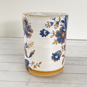 Bohemian Blue & 24k Gold Mug - Etsy