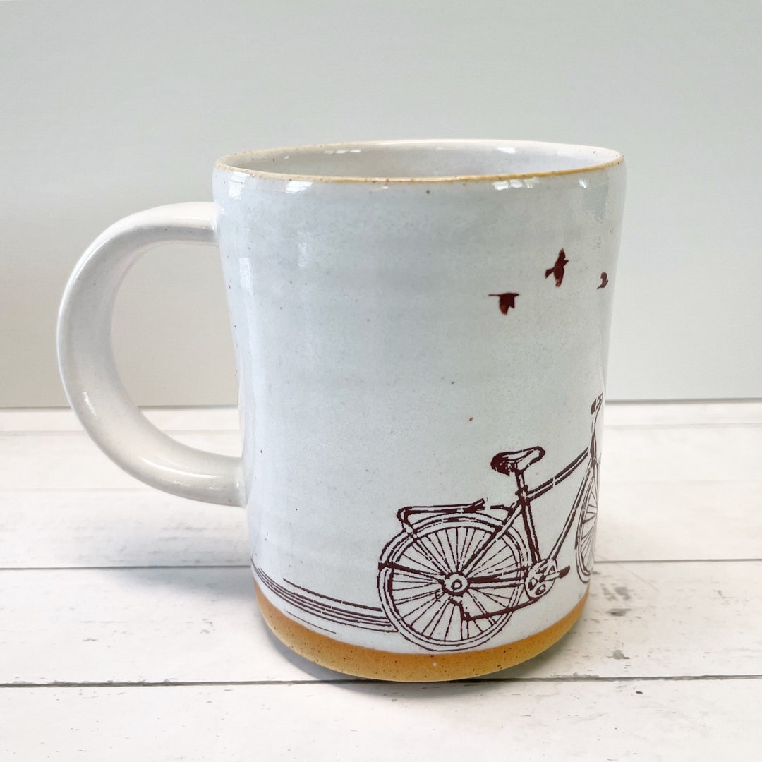 Ride on Bicycle Mug - Etsy