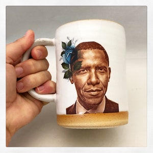 Barack & Michelle Mug | Etsy