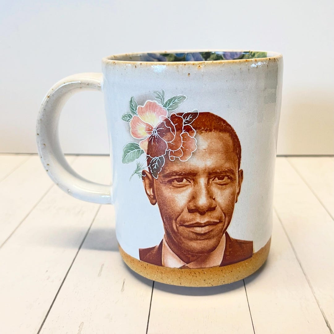Barack & Michelle Mug - Etsy