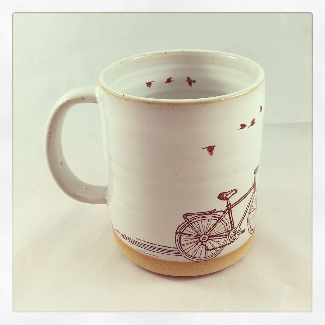 Ride on Bicycle Mug - Etsy