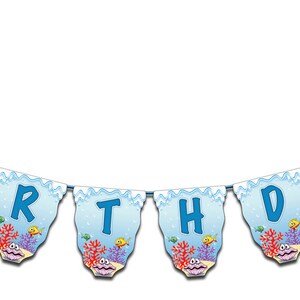 Under the Sea Birthday Banner (instant Download) - Etsy