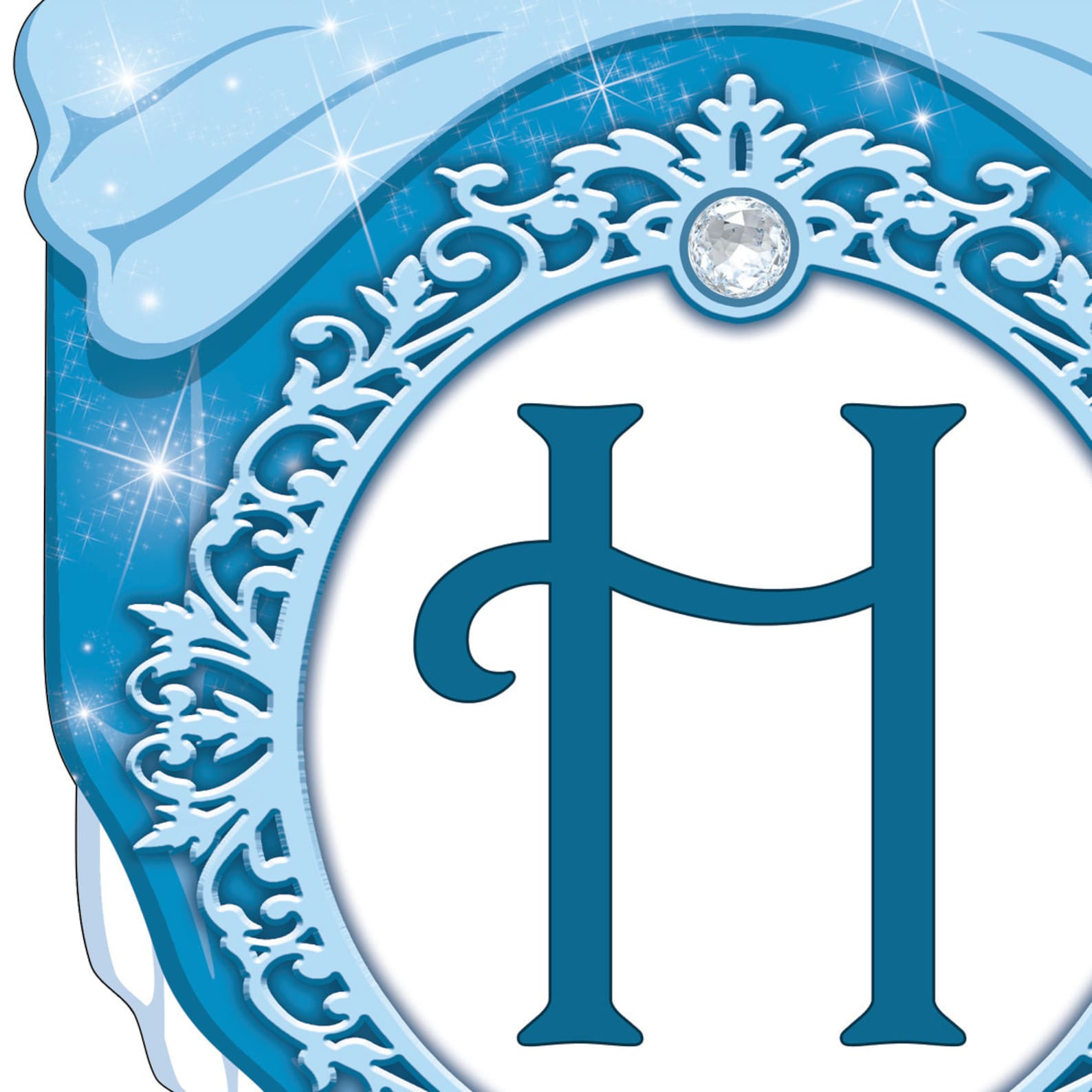 Blue Princess Birthday Banner (instant Download) - Etsy