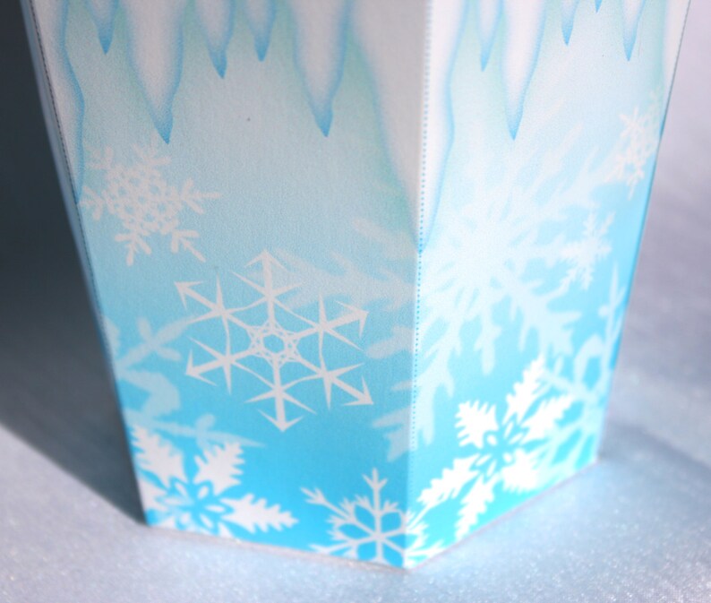 Large Ice Princess Gift Box instant Download - Etsy