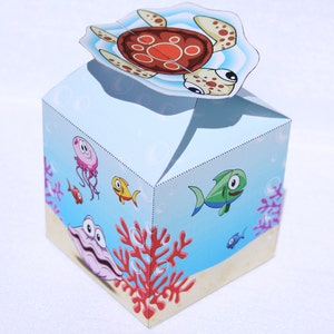 Under the Sea Small Treat Box (instant Download) - Etsy