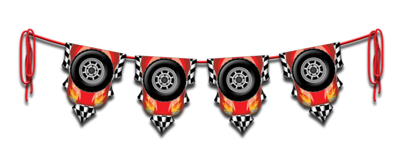 Racecar Birthday Banner instant Download - Etsy