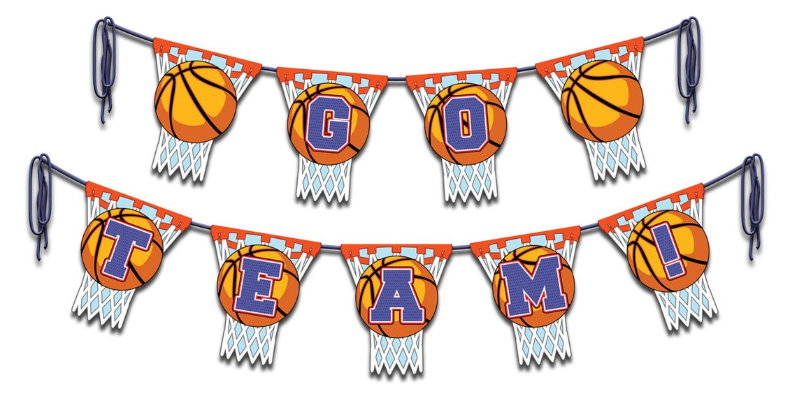 Basketball Team Banner instant Download - Etsy
