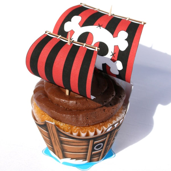 Pirate Cupcakes - Etsy