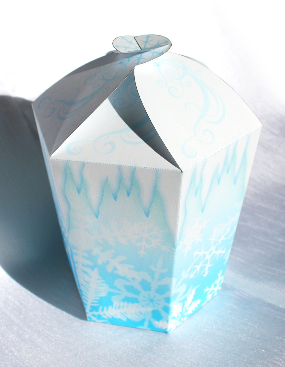 Large Ice Princess Gift Box instant Download - Etsy