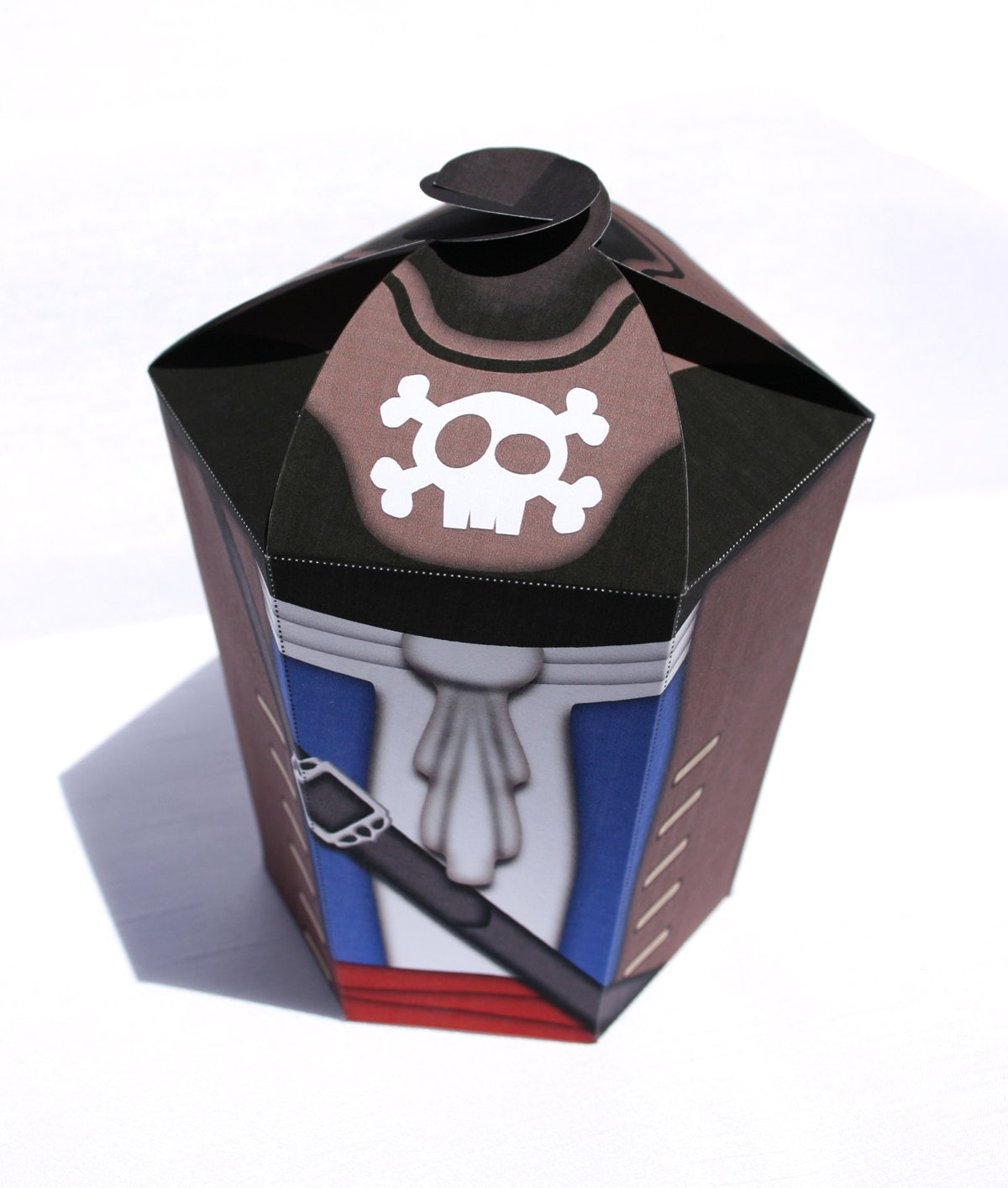 Large Pirate Gift Box instant Download - Etsy