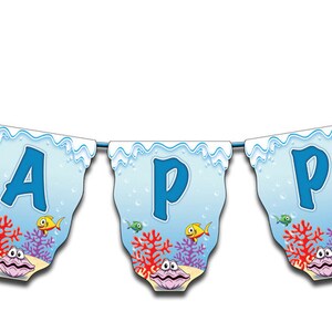 Under the Sea Birthday Banner (instant Download) - Etsy