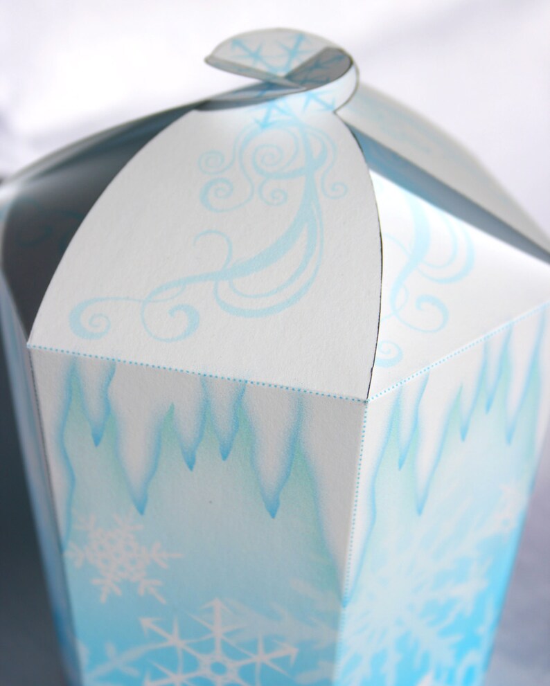 Large Ice Princess Gift Box instant Download - Etsy