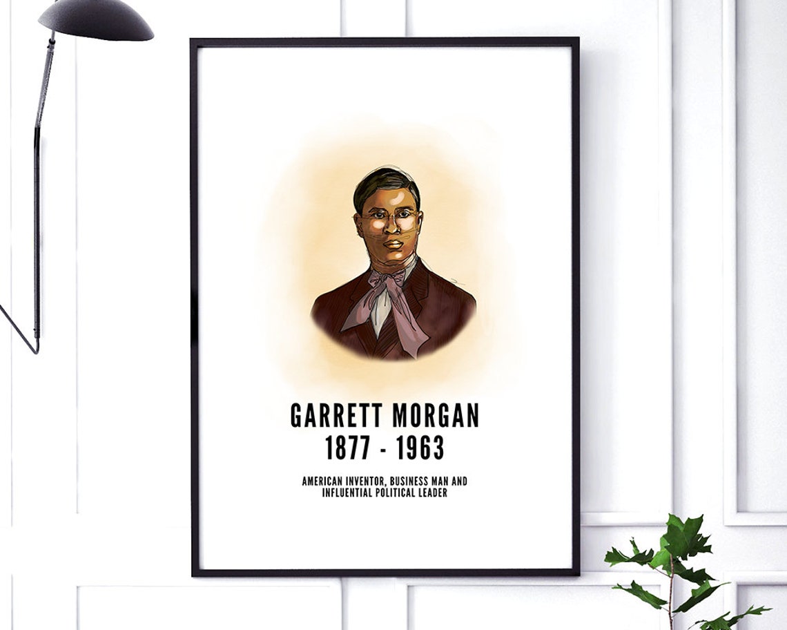 Garrett Morgan Illustration, Black Icon, Black Inspiration, African ...