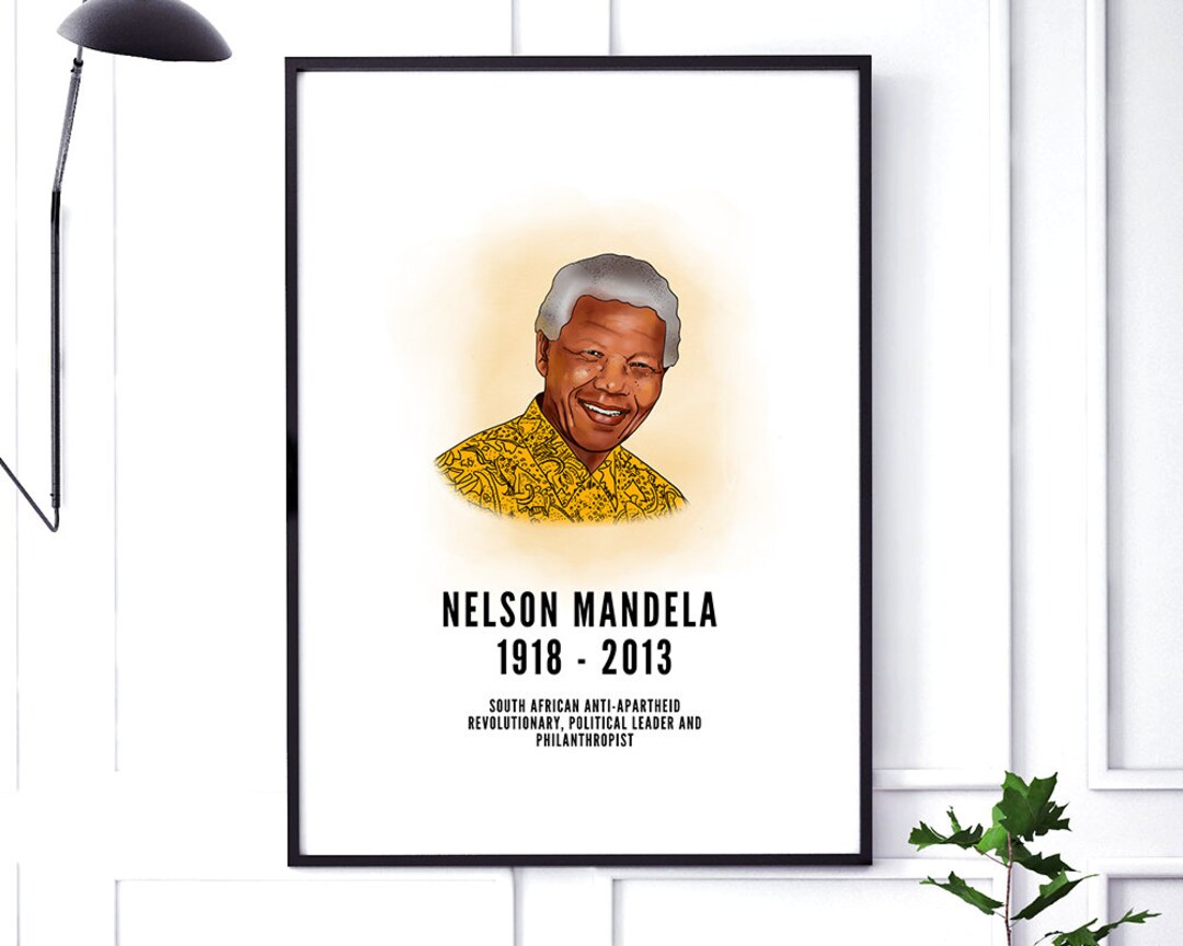 Nelson Mandela Illustration, Black Icon, Black Inspiration, African Art ...