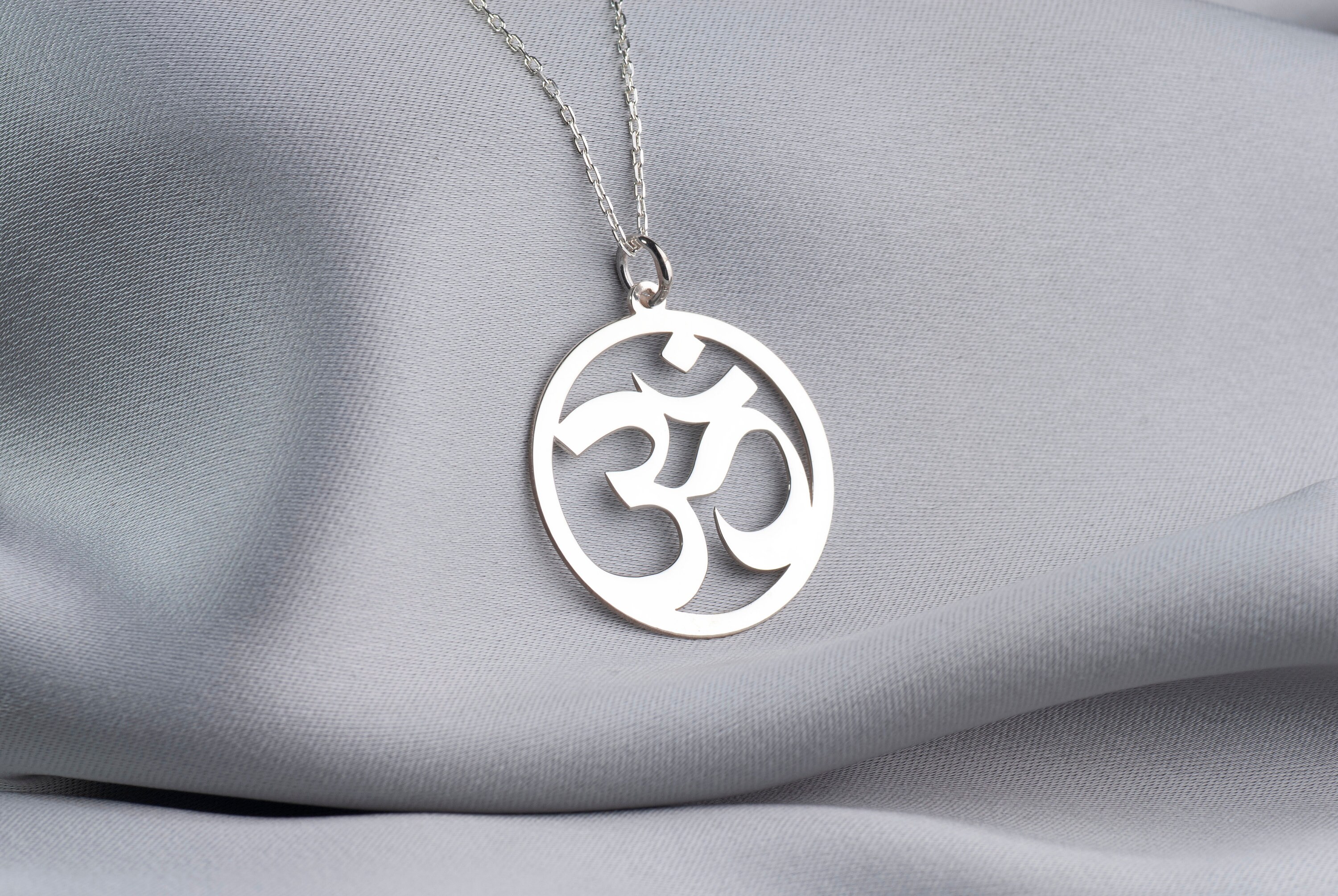 Personalized Gold Om Necklace Gold Aum Symbol Necklace - Etsy