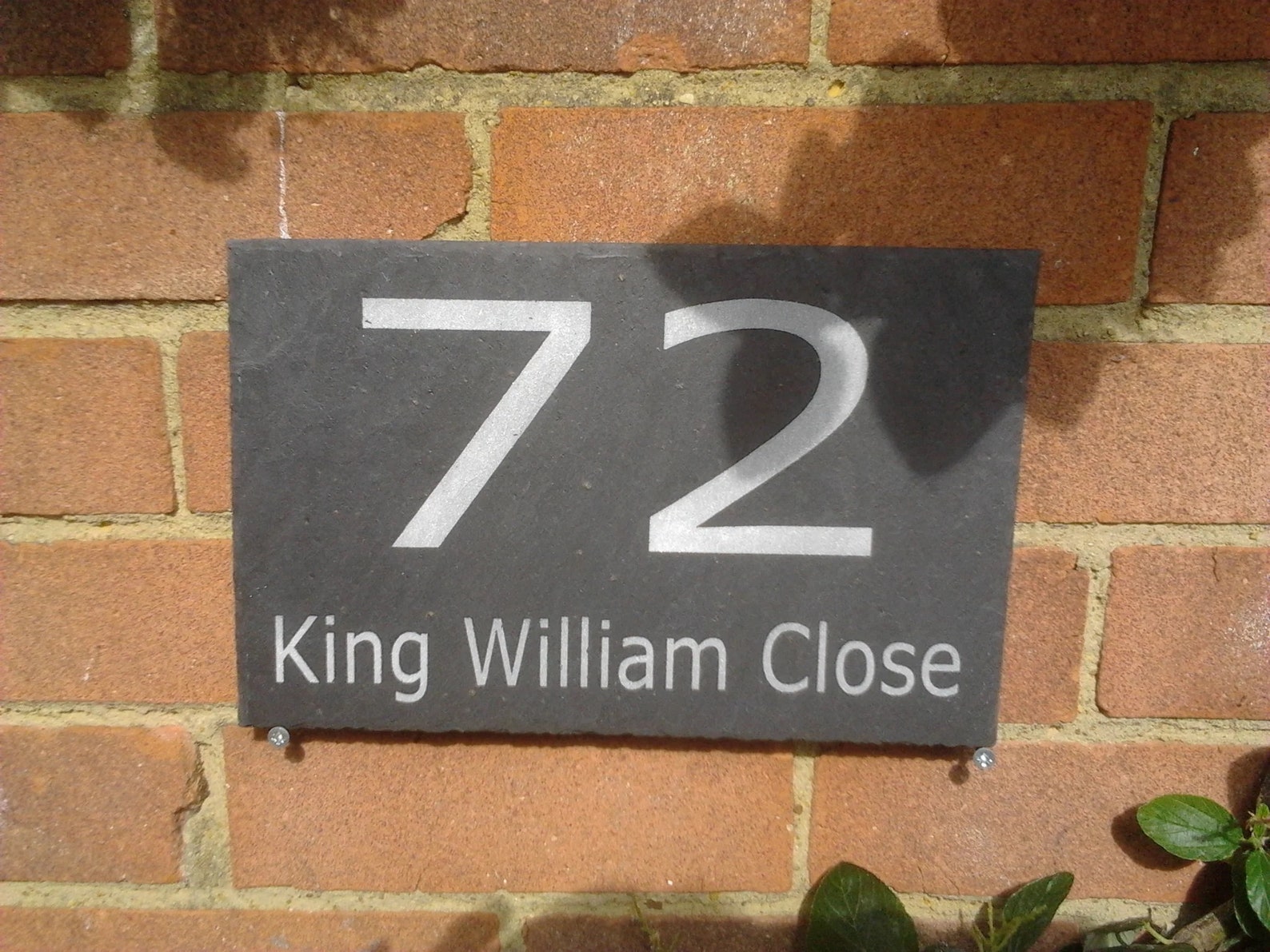 Personalised House Signs & Numbers: Custom Made House Sign / Name Plate ...