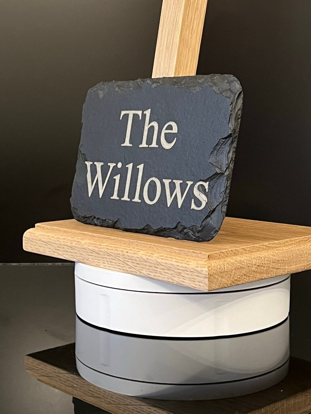 Beautiful Natural Slate House Signs 15cm X 10cm Personalised for You ...