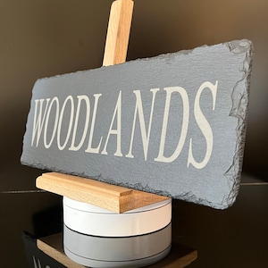 Customised Gate Sign, Large Sign for 5 Bar Gate 45cm X 10cm Traditional ...