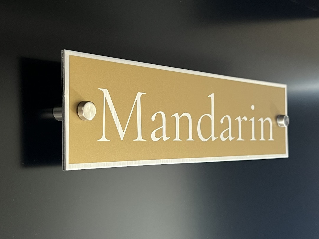 Aluminium Address Signs for House, Yard, Porch, Wall, Gate or Door ...