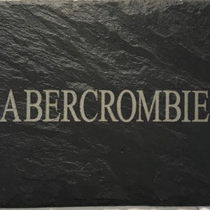 Beautiful Natural Slate House Signs 17cm X 13cm Personalised for You ...