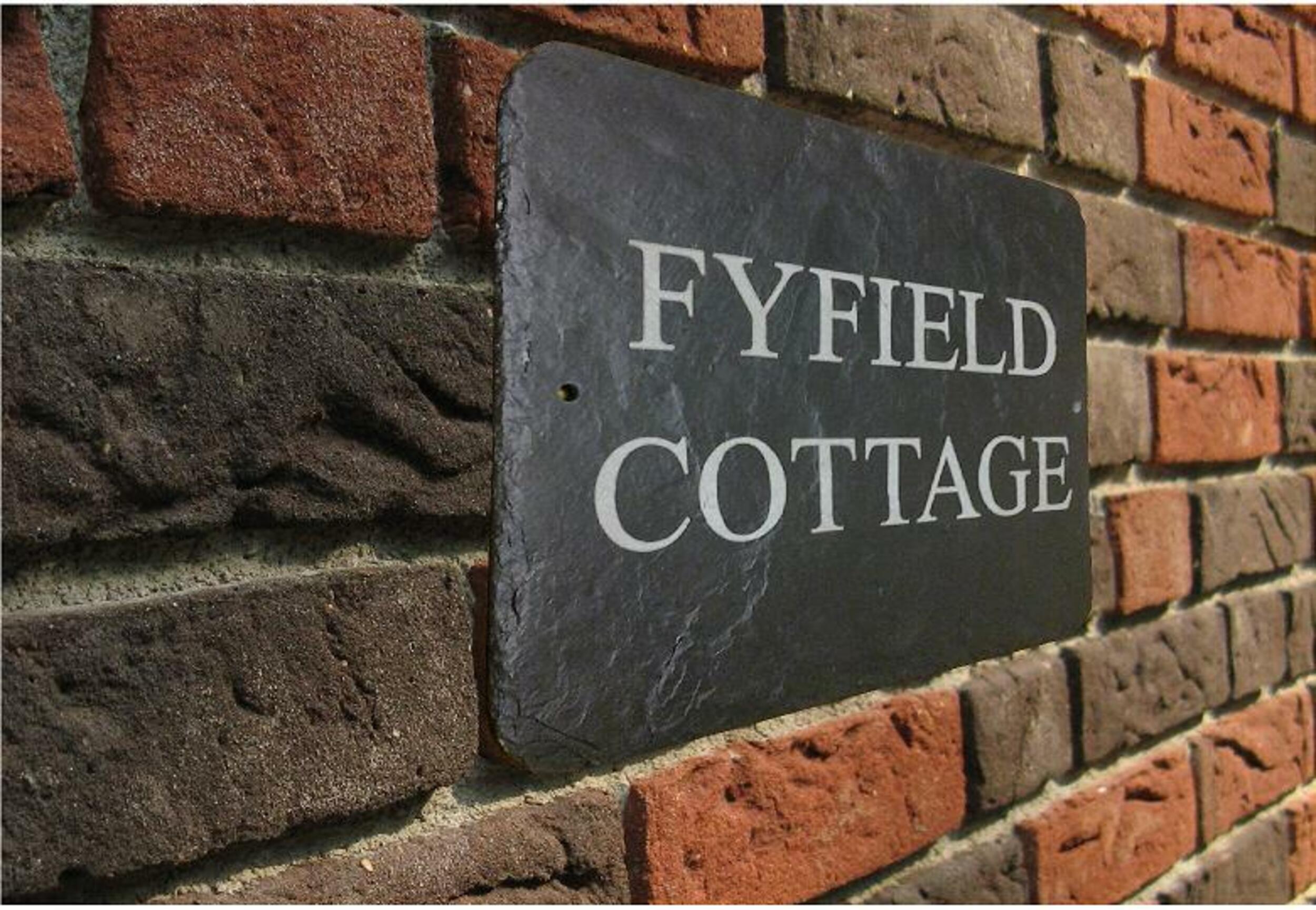 House Name Sign... 28cm X 18cm (A4) Slate Door Number Plaque. (inches ...